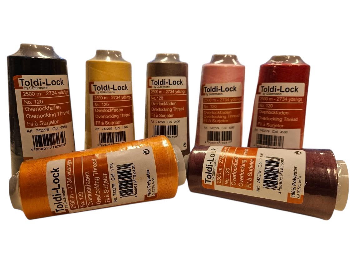 Overlocktråd - Gütermann Toldi-lock | Køb Online Symaskine Shoppen